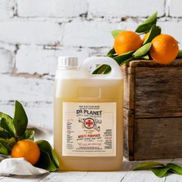Dr Planet Castile Soap Sweet Orange & LItsea 2.5L | Shop Naturally