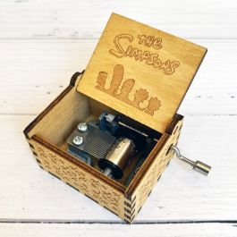 The Musical Sparrow Hand Crank Music Box The Simpsons | Shop Naturally