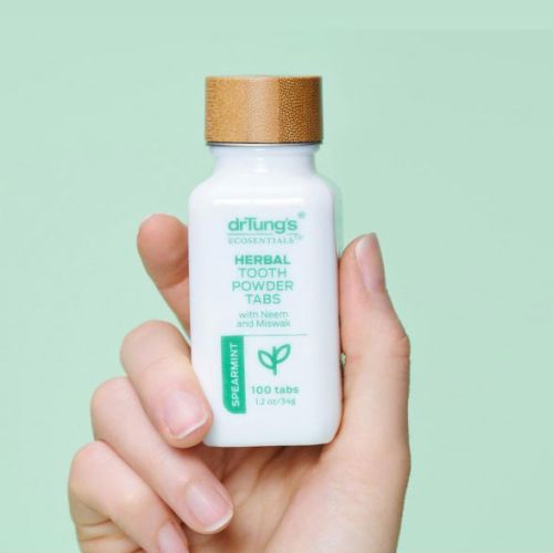 Dr Tung's Herbal Tooth Powder Tabs 100 tablets Spearmint | Shop Naturally