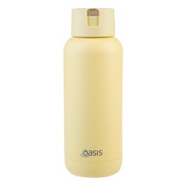 Oasis Moda Triple Insulated Water Bottle with Straw Alabaster 1L | Shop ...