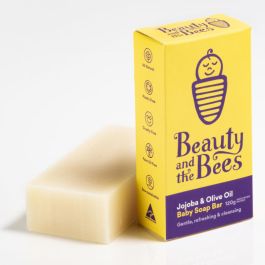 Beauty & the Bees Jojoba Olive Oil Baby Soap 120g | Shop Naturally