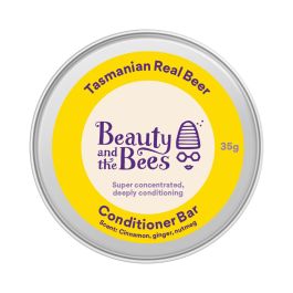 Beauty & Bees Beer Conditioner Bar 35g - Tasmanian Made | Shop Naturally