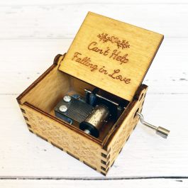 The Musical Sparrow Hand Crank Music Box Can't Help Falling In Love ...